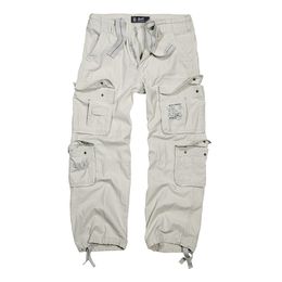 Brandit Herren Cargohose "Brandit Herren Vintage Cargo Pants"wei&szlig;, Gr. 6XL, 100% Baumwolle, Hosen