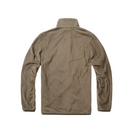 Brandit Herren Troyer "Brandit Herren Fleece Troyer"olive, Gr. 5XL, unifarben, 80% Elastodien, 20% Polyester, Pullover