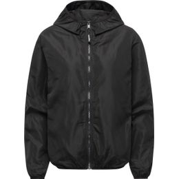 Ragwear Damen Outdoorjacke "Vinzie C", schwarz, Gr. XXL, 100% Polyester, Jacken, Extraleichte &Uuml;bergangsjacke mit Kapuze