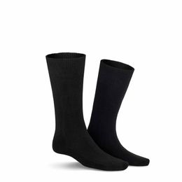 Kunert Damen Socken "Socke Homesocks", Gr. 43, schwarz, Obermaterial: 36% Viskose CV. 30% Polyamid PA. 23% Wolle WO. 5% Kaschmir WS. 5% Wolle WO.,