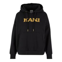 Karl Kani Herren Hoodie "Karl Kani Damen KW213-059-1 Retro Sequins OS Hoodie black"schwarz, Gr. XS, 80% Baumwolle, 20% Polyester, Sweatshirts
