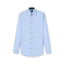 OLYMP Jungen Businesshemd "OLYMP No. Six, super slim, Businesshemd, New York Kent"bleu, Gr. 40, 97% Baumwolle, 3% Elastolefin, Hemden