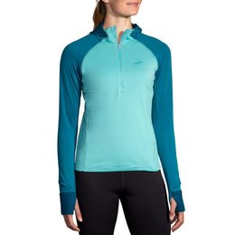 Brooks Notch Thermal Hoodie 2.0 Bekleidung Damen blau