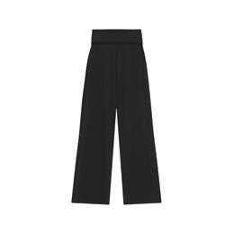 Damen Chinohose "moshi moshi mind Trouser Pure"schwarz, Gr. M, MOSHI MOSHI MIND, Obermaterial: 92% Viskose, 8% Elasthan, Hosen