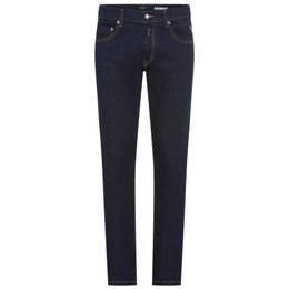 Replay Damen Slim-fit-Jeans "MICKYM"dunkelblau m1df07a, Gr. 32, Denim/Jeans, Obermaterial: 99% Baumwolle, 1% Elasthan, Jeans