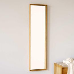Pharao24.de Garderoben Spiegel h&auml;ngend in Eichefarben 150 cm hoch - 40 cm breit