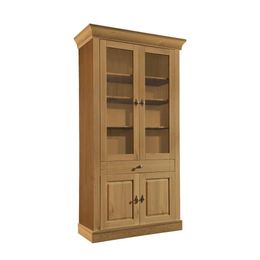 Pharao24.de Wohnzimmervitrine aus Kiefer teilmassiv Landhaus Design