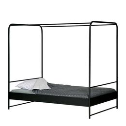 Pharao24.de Metall Himmelbett in Schwarz modern