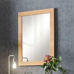Pharao24.de Schlafzimmerspiegel in Eiche Bianco massiv modern