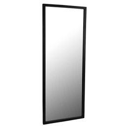 Pharao24.de Schwarzer Garderoben Spiegel 60 cm breit die Wandmontage
