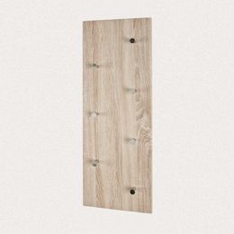 Pharao24.de H&auml;ngegarderobe in Eichefarben 80 cm breit