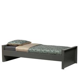 Pharao24.de Jugendbett in Grau Kiefer Massivholz