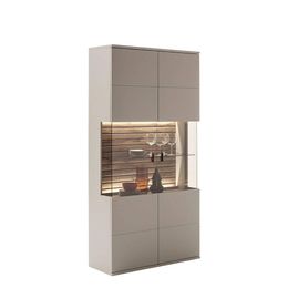 Pharao24.de Standvitrine Wohnzimmervitrinenschrank in modernem Design 199 cm hoch