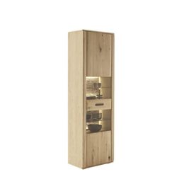 Pharao24.de Vitrinenschrank Vitrine 207 cm hoch 64 cm breit