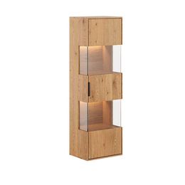 Pharao24.de Wand Vitrine mit LED Beleuchtung Glast&uuml;r