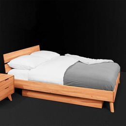 Pharao24.de Schubkastenbett aus Kernbuche Massivholz ge&ouml;lt modern
