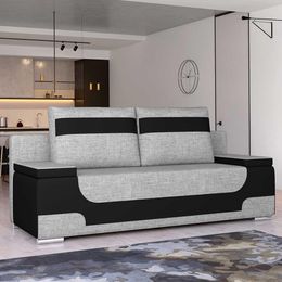 Pharao24.de Sofa Zweisitzer mit Armlehnen in modernem Design