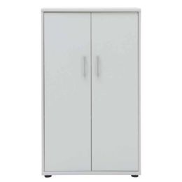 Pharao24.de Wei&szlig;er Aktenschrank 2 t&uuml;rig 111 cm hoch
