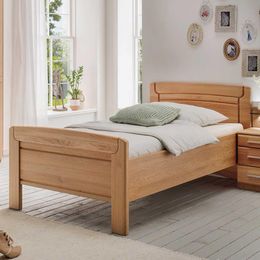Pharao24.de Seniorenbett aus Eiche teilmassiv Made in Germany