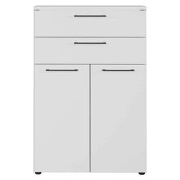 Pharao24.de Ordnerschrank in Lichtgrau 80 cm breit