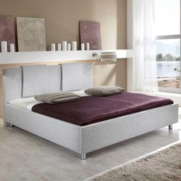 Pharao24.de Doppelbett mit Stoffbezug modern