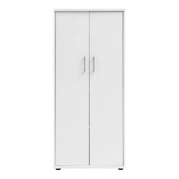 Pharao24.de Wei&szlig;er Officeschrank 2 t&uuml;rig 4 Ordnerh&ouml;hen