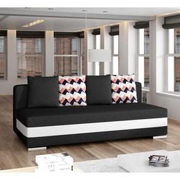 Pharao24.de Schlafsofa Bettsofa mit Faltmechanik und Schaumstoffpolsterung