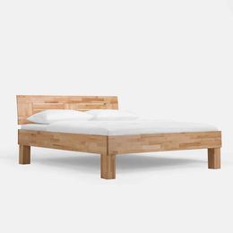 Pharao24.de Kernbuche Holzbett massiv geölt