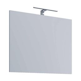 Pharao24.de Badezimmerspiegel schlicht in rechteckiger Form 60 oder 80 cm breit