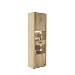 Pharao24.de Vitrinenschrank Vitrine 207 cm hoch 64 cm breit