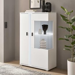 Pharao24.de Esszimmer Highboard in modernem Design LED Beleuchtung