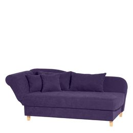 Pharao24.de Recamiere in Violett Velours