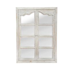 Pharao24.de Wandspiegel mit Fenstern Shabby Chic