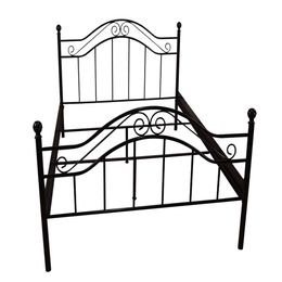 Pharao24.de Vintage Bett in Schwarz Metall