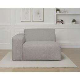 Sofaelement OTTO HOME "Koa, Sofamodul, passend zur Serie KOA", grau (warm grau), B:114cm H:73cm T:98cm, 62% Polypropylen, 32% Polyester, Polsterelemente, in Webstoff, weicher Lounge-Sitzkomfort