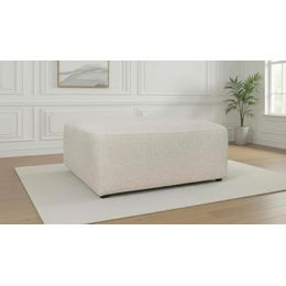 Polsterhocker OTTO HOME "Koa, Hocker, passend zur Modulserie KOA", beige, B:98cm H:44cm T:98cm, 62% Polypropylen, 32% Polyester, Hocker, Polsterhocker, in Webstoff, weicher Lounge-Sitzkomfort