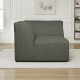 Sofa-Eckelement OTTO HOME "Koa, Sofamodul, passend zur Serie KOA", gr&uuml;n (khaki), B:98cm H:73cm T:98cm, 62% Polypropylen, 32% Polyester, Polsterelemente, in Webstoff, weicher Lounge-Sitzkomfort