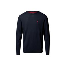 MCS Herren Rundhalspullover "MCS Pullover Matt"schwarz sapphire, Gr. L, Obermaterial: 50% Wolle, 50% Polyacryl, Pullover
