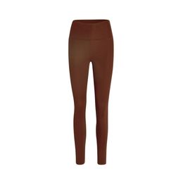 Damen Chinohose "Girlfriend Collective Trousers High-rise"earth, Gr. S, Girlfriend Collective, Obermaterial: 79% Polyester, 21% Elasthan, Hosen