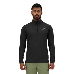 New Balance Space Dye Quarter Zip Shirt Herren