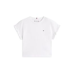 Tommy Hilfiger Kids T-Shirt 'ESSENTIAL' M&auml;dchen Gr&ouml;&szlig;e 116 wei&szlig;