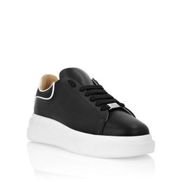 Philipp Plein Sneaker Herren Gr&ouml;&szlig;e 46 schwarz / wei&szlig;