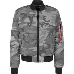 Alpha Industries Jacke 'Ma-1 VF 59' Herren Gr&ouml;&szlig;e XXXL grau / hellgrau / dunkelgrau / schwarz Sommerjacke