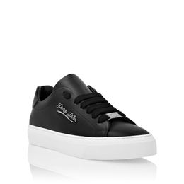 Philipp Plein Sneaker Herren Gr&ouml;&szlig;e 46 schwarz / wei&szlig;