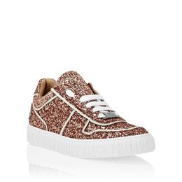 Philipp Plein Sneaker 'King Power' Damen Gr&ouml;&szlig;e 37.5 bronze / wei&szlig;