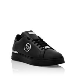 Philipp Plein Sneaker 'Hexagon' Herren Gr&ouml;&szlig;e 42 schwarz / wei&szlig;