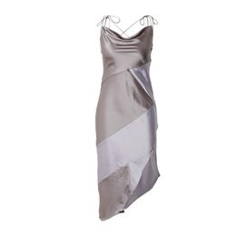 AMY LYNN Kleid 'Gracie' Damen Gr&ouml;&szlig;e 38 taupe / silbergrau Winterkleid