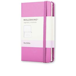 Moleskine Fächermappe "Portfolio" in Pink - (B)6,5 x (H)10,5 cm - 39% | Buero-schulbedarf