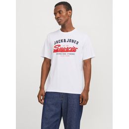 Jack & Jones Jack & Jones Shirt in Wei&szlig; - 46% | Gr&ouml;&szlig;e M | Herren-plussize