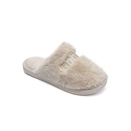 Confly Hausschuhe in Beige - 62% | Größe 37 | Damen-pantoletten